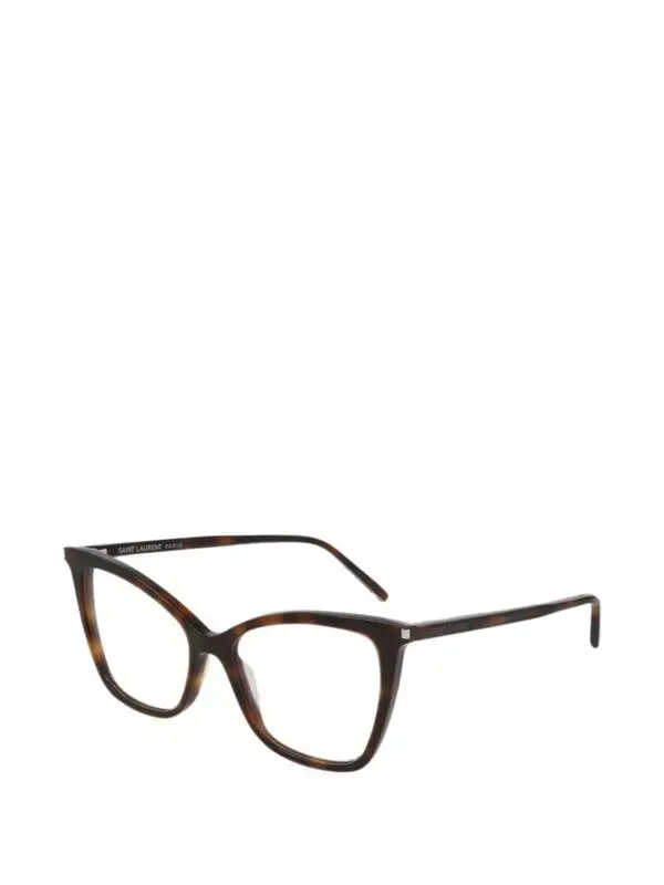 Saint Laurent Cat-eye Glasses - Brown