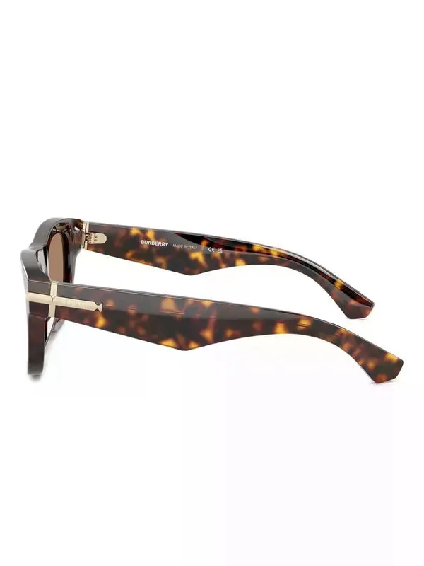 Burberry Tortoiseshell Square Sunglasses