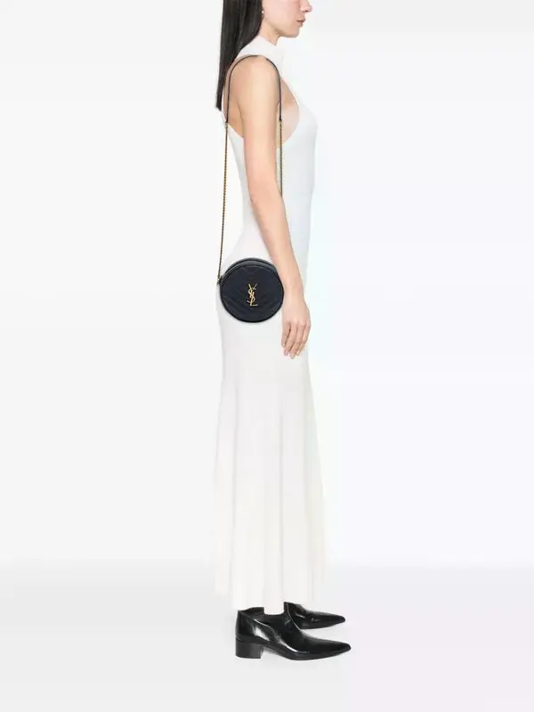 Saint Laurent Chevron Grain De Poudre Vinyle Camera Bag