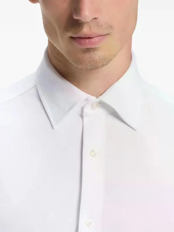 BOSS Slim-fit Shirt In Italian-made Performance-stretch Jersey