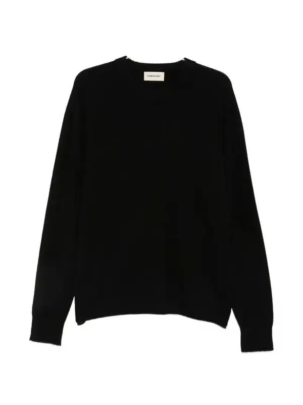 ATOMO FACTORY Crew-neck Ribbed-trim Sweater