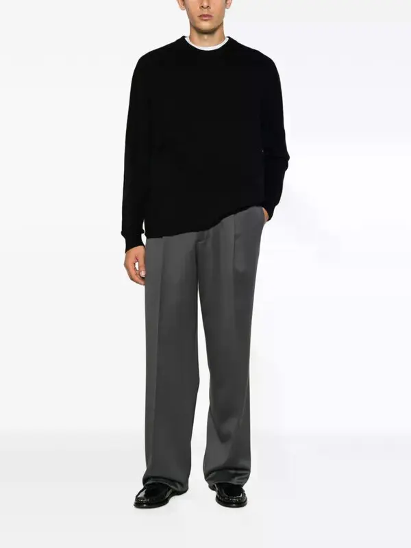 ATOMO FACTORY Crew-neck Ribbed-trim Sweater