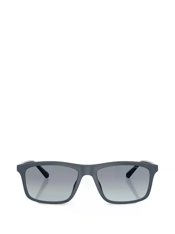 Emporio Armani Matte Rectangle Sunglasses - Grey