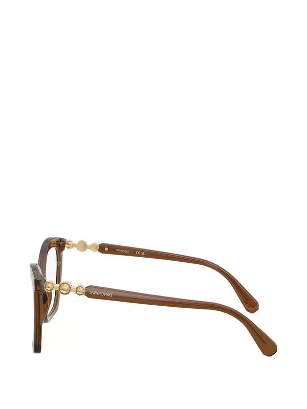 SWAROVSKI Browline Crystal-embellished Glasses