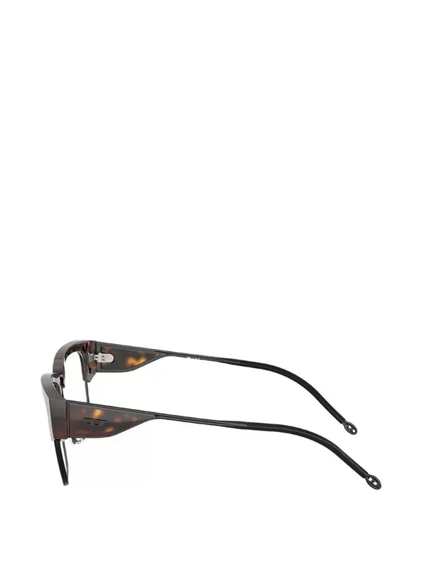 DIESEL® Tortoiseshell-effect Square-frame Glasses