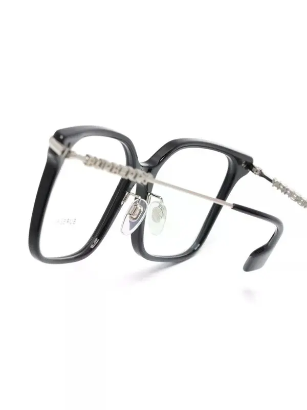 Burberry Logo-plaque Square-frame Glasses