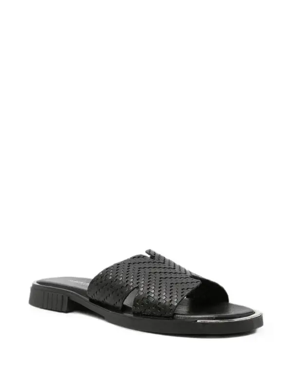 SERGIO MORETTI FIRENZE Woven Leather Sandals
