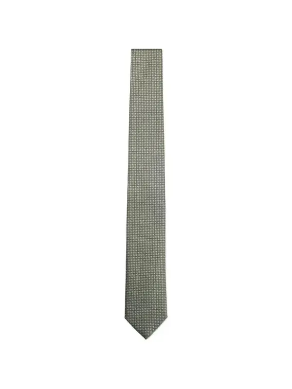 BOSS Patterned Tie - Green