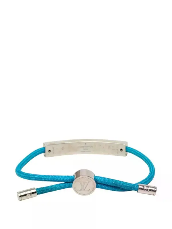 LOUIS VUITTON Nylon And Brass Space Bracelet