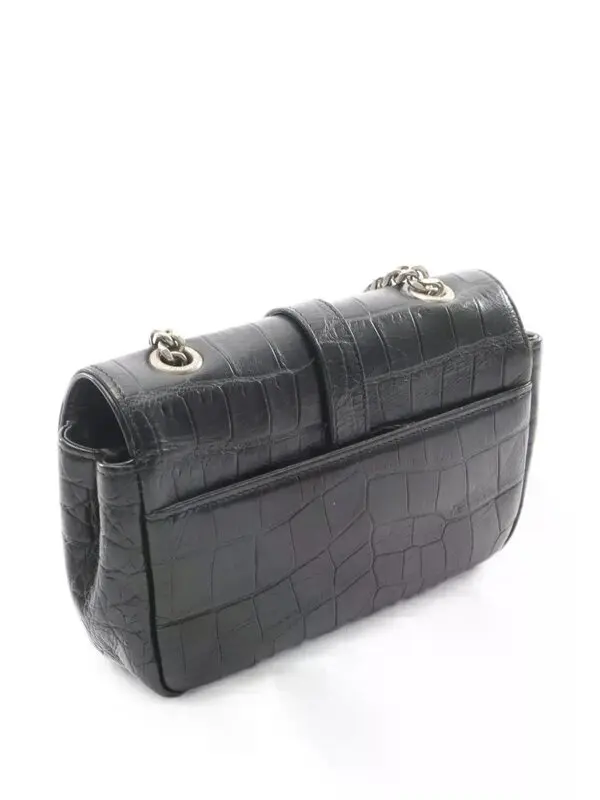 Saint Laurent Mini Monogram Shoulder Bag - Black