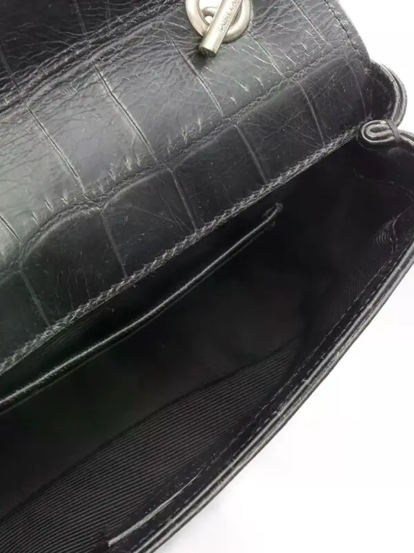 Saint Laurent Mini Monogram Shoulder Bag - Black