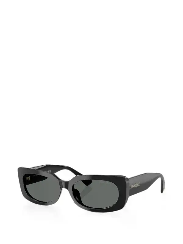 JIMMY CHOO Rectangle-frame Sunglasses