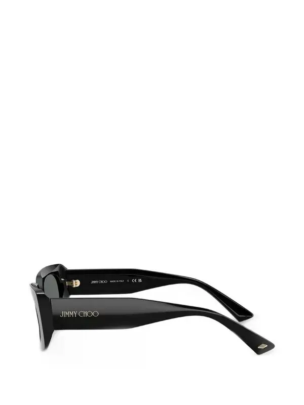 JIMMY CHOO Rectangle-frame Sunglasses