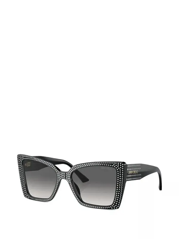 JIMMY CHOO Crystal-embellished Sunglasses