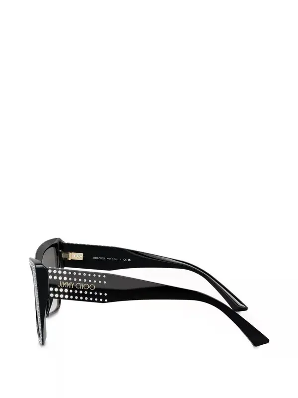 JIMMY CHOO Crystal-embellished Sunglasses