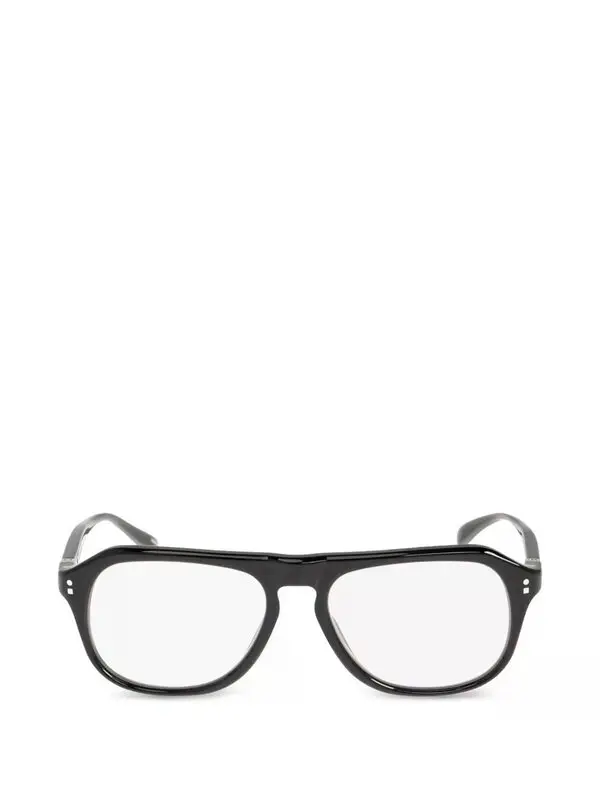 Jacquemus X Linda Farrow Geometric Frame Eyeglasses - Black