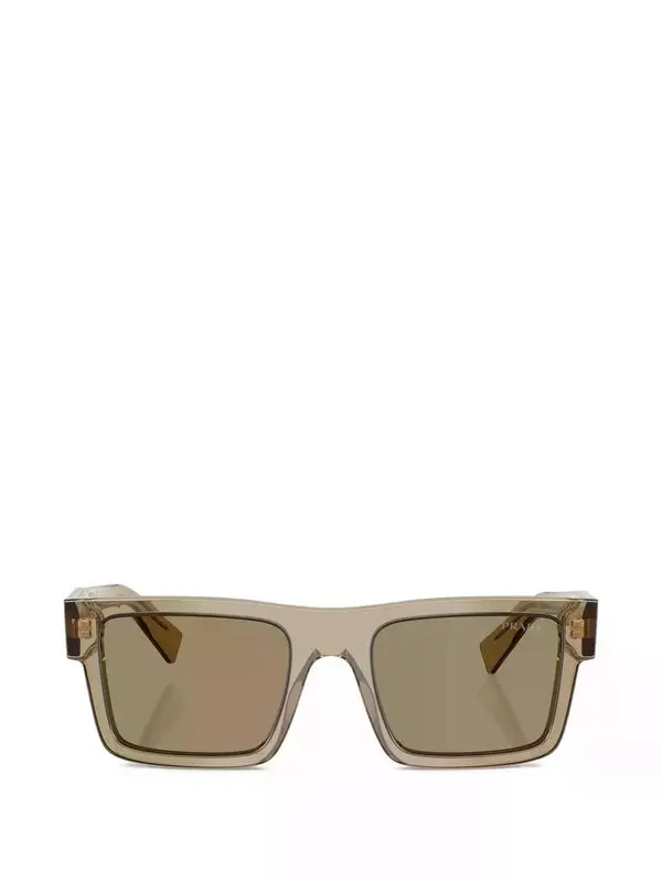 Prada Square-frame Sunglasses - Brown
