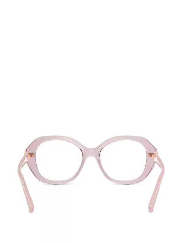 VOGUE EYEWEAR Embellished Geometric Frame Eyeglasses