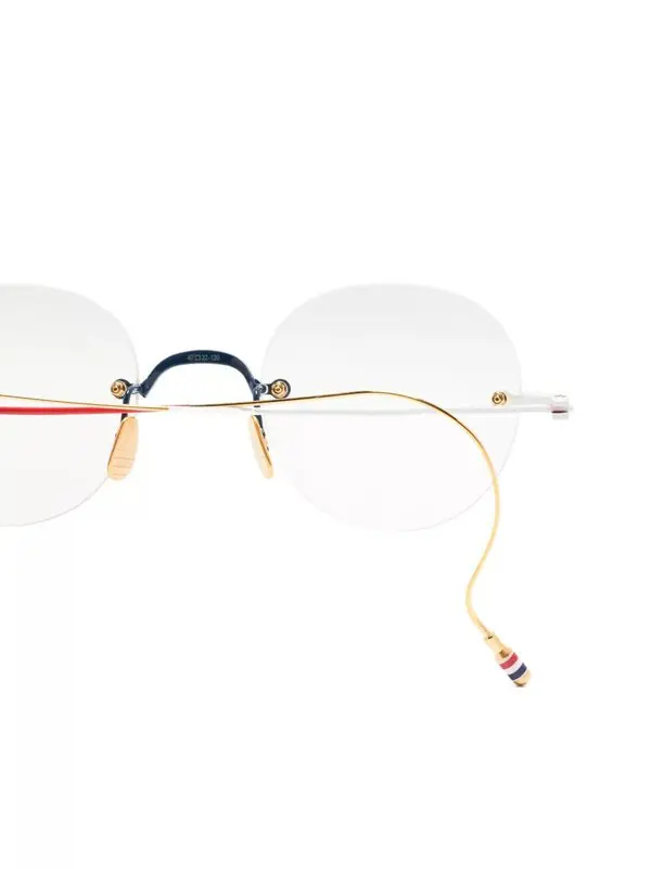 Thom Browne Rimless Round Glasses