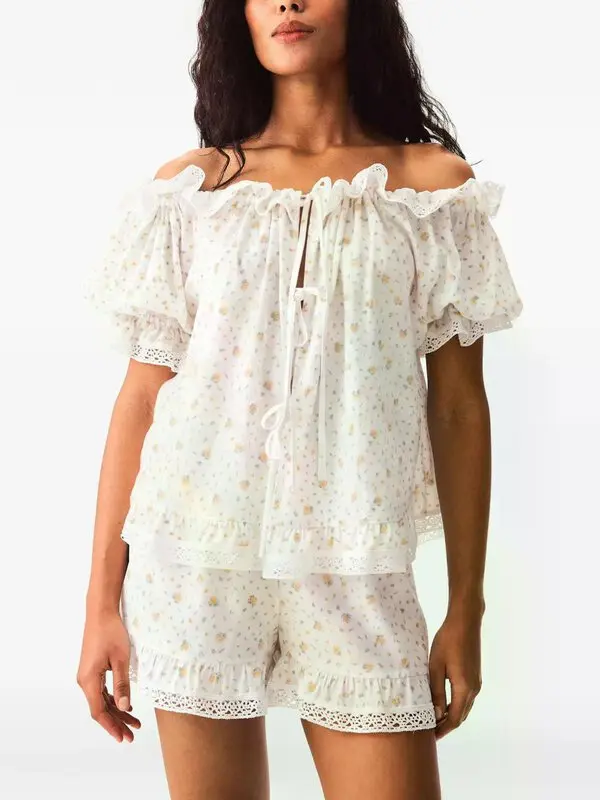 Sleeper Romantica Floral-print Pajamas