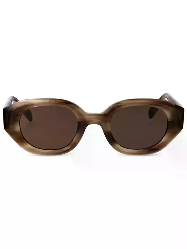 Emporio Armani Round-frame Sunglasses - Brown