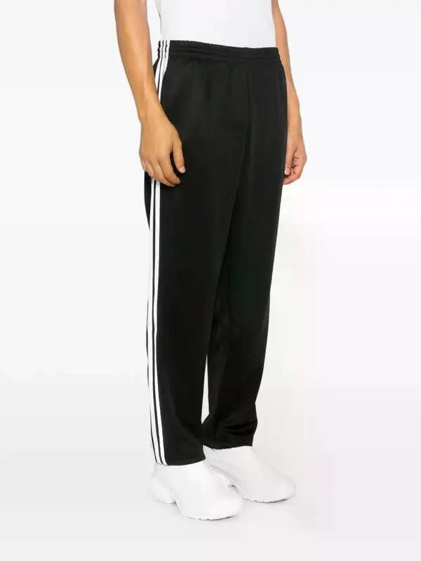 Adidas Logo-embroidered Side-stripe Track Pants