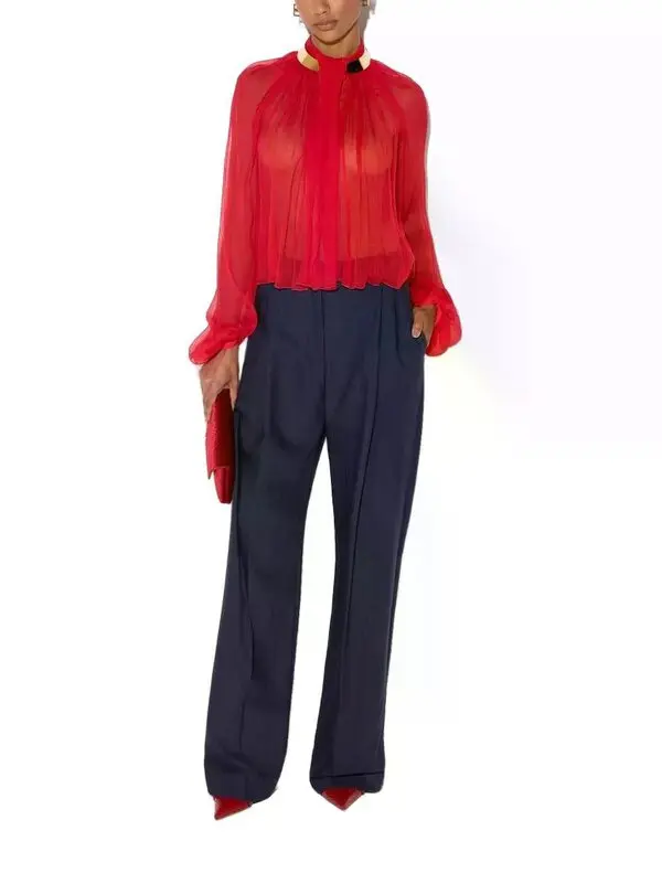 Elisabetta Franchi Pinstripe-pattern Pleated Trousers