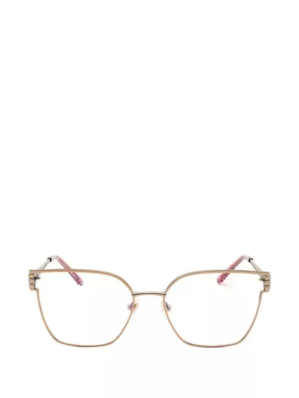 Chopard Geometric Frame Eyeglasses - Gold
