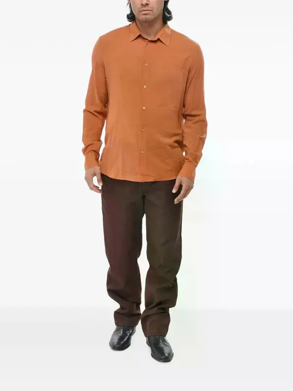 Off-White Embroidered Logo-patch Shirt