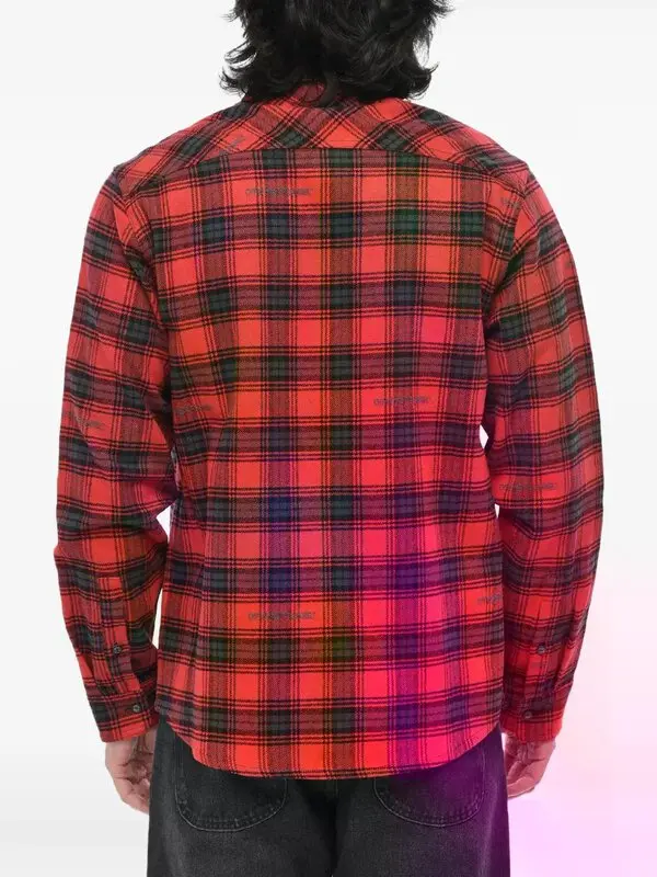 Off-White Stencil Checked Shirt
