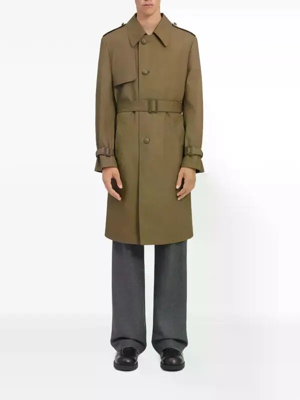 MAISON MARGIELA Coated Cotton Trench Coat