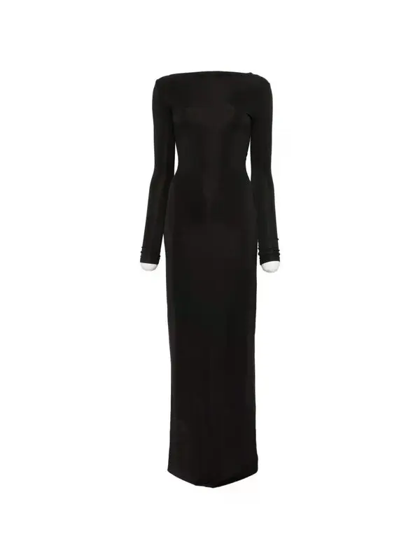 Cult Gaia Armand Long-sleeve Maxi Dress - Black