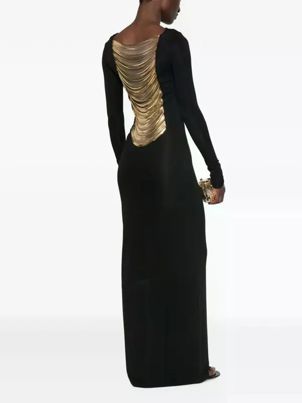 Cult Gaia Armand Long-sleeve Maxi Dress