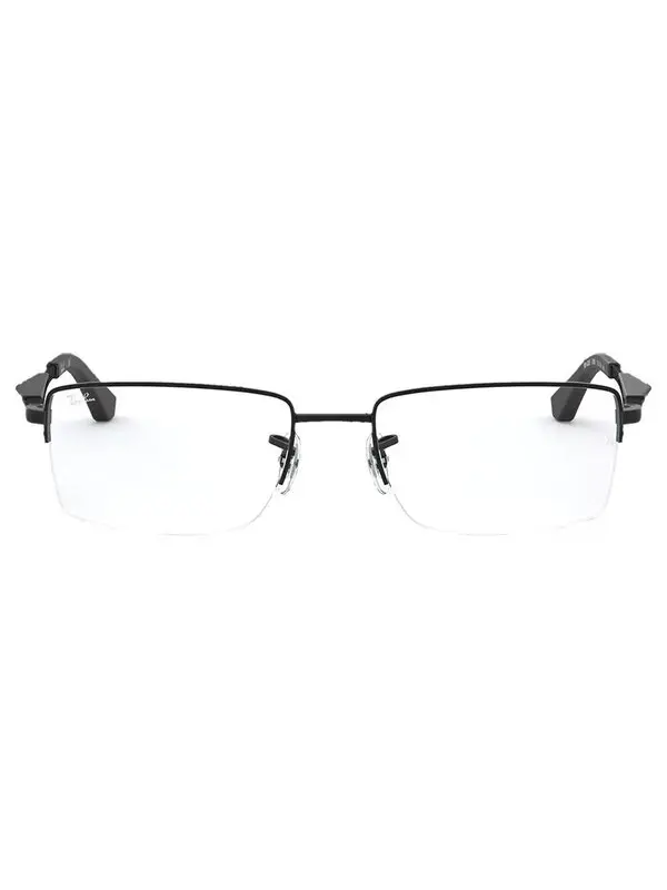 Ray-ban Rectangle-frame Glasses - White