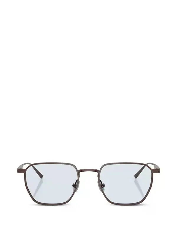Brunello Cucinelli Tyler Geometric-frame Glasses - Brown