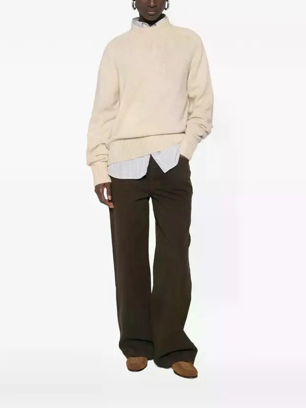 Extreme Cashmere Nº 123 Bourgeois Ribbed-knit Sweater