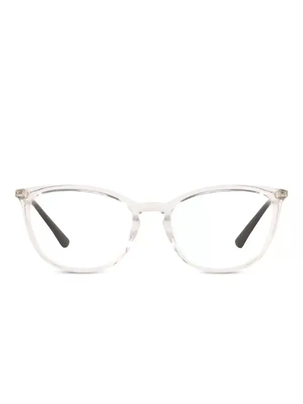 VOGUE EYEWEAR Oval Frame Eyeglasses - White