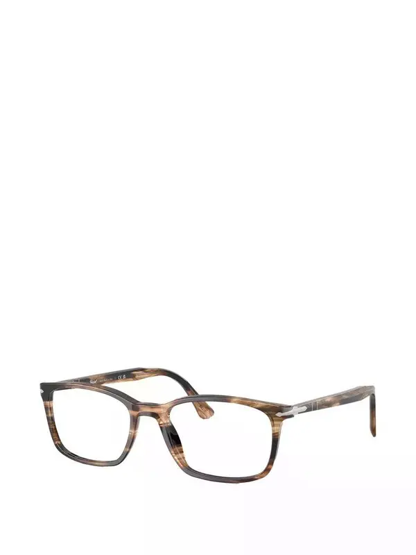 Persol Striped Browline Glasses
