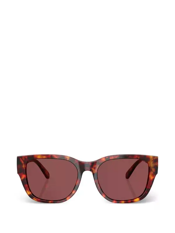 DIESEL® Tortoiseshell-effect Square-frame Sunglasses - Brown