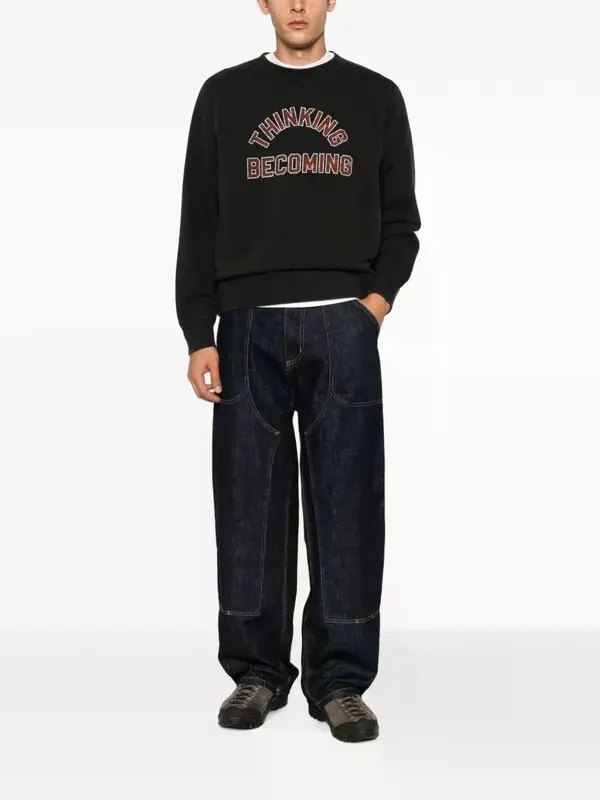 Sacai Slogan-print Sweatshirt