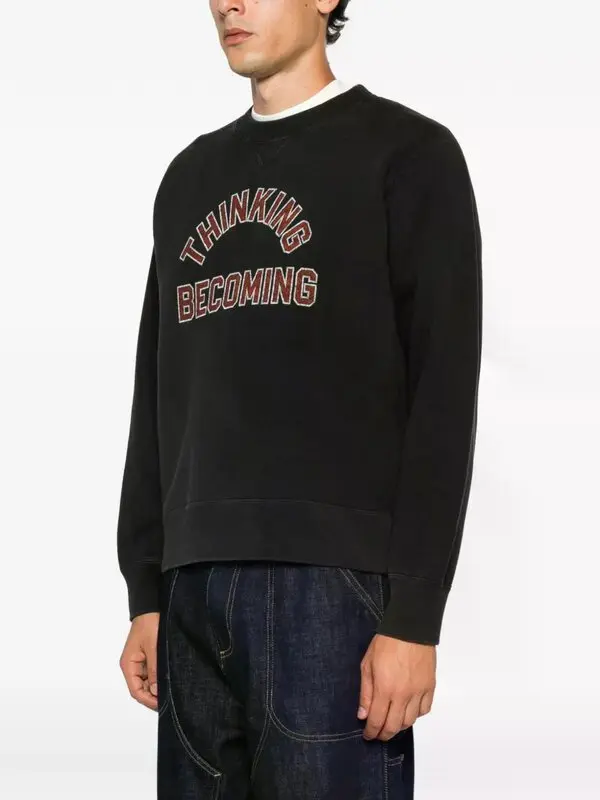 Sacai Slogan-print Sweatshirt
