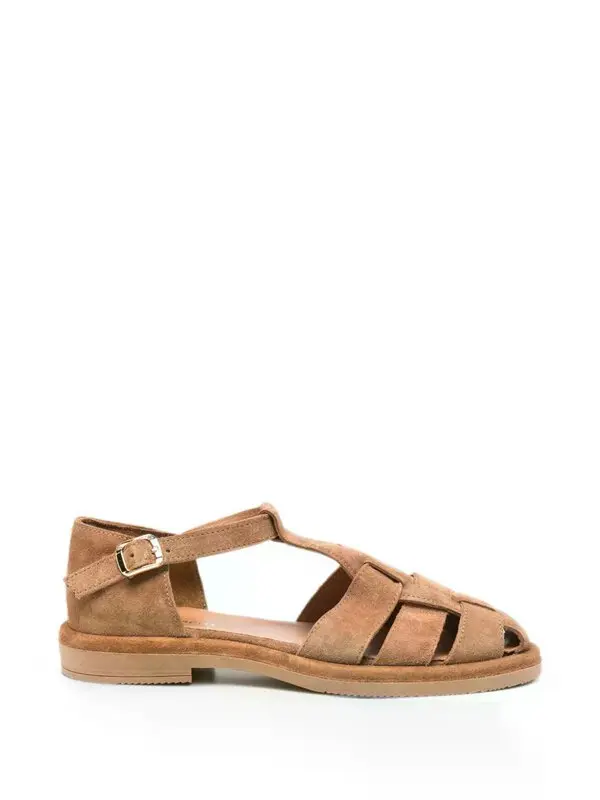 SERGIO MORETTI FIRENZE Buckle-fastening Cage Sandals