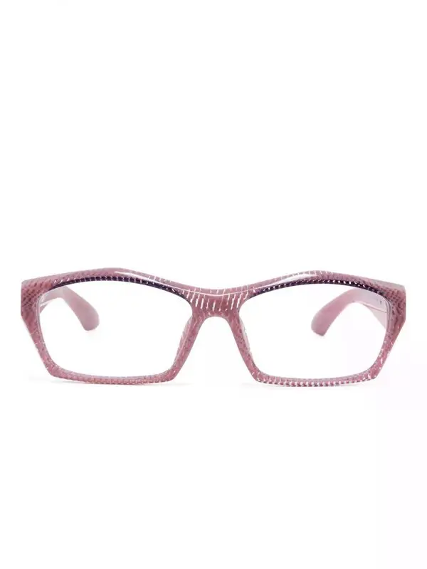 ALAIN MIKLI Rectangle-frame Glasses