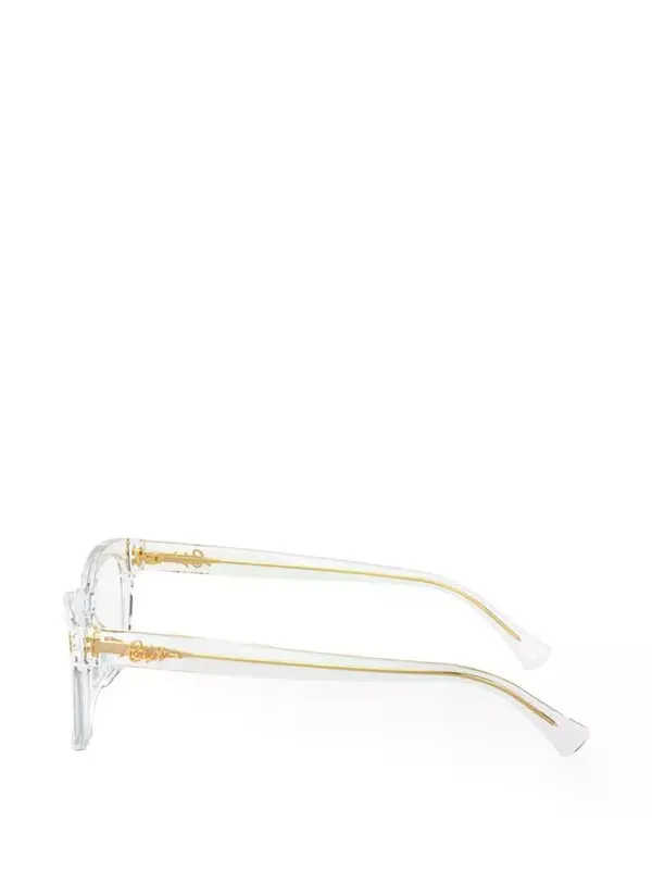 POLO RALPH LAUREN EYEWEAR Logo-plaque Square-frame Glasses