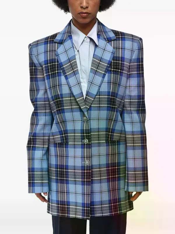 Off-White Tomboy Tartan Blazer