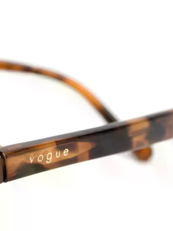 VOGUE EYEWEAR Round Tortoiseshell Glasses