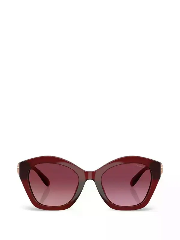 COACH Logo-plaque Cat-eye Sunglasses