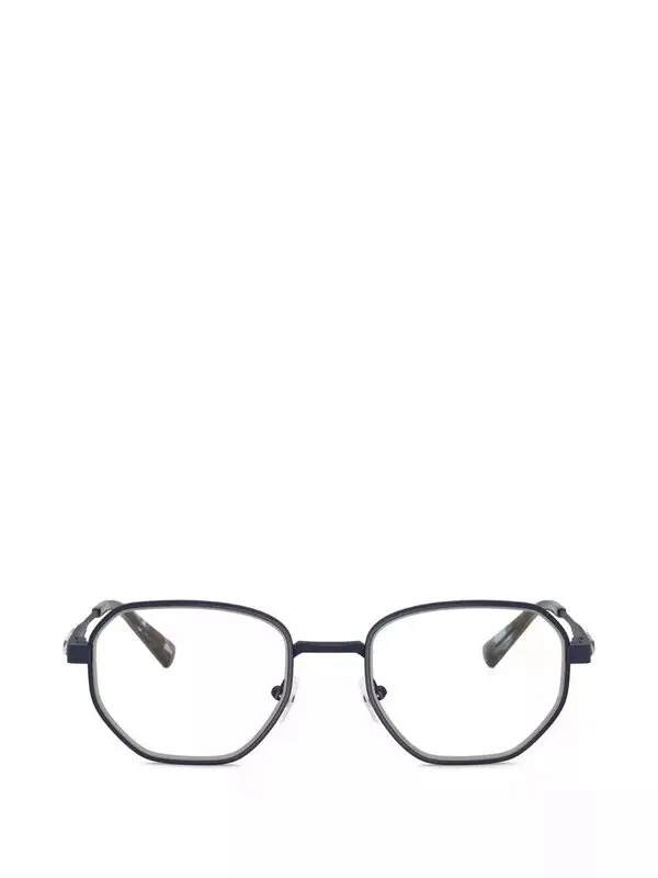 Michael Kors Joshua Tree Geometric-frame Glasses - Blue