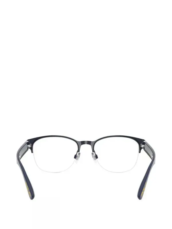 POLO RALPH LAUREN EYEWEAR Half-rim Round Frame Glasses