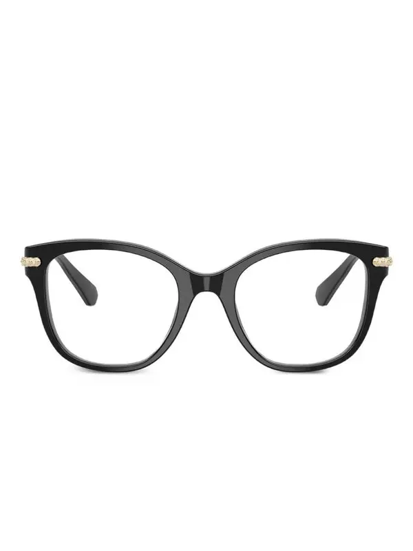 SWAROVSKI Crystal-embellished Cat-eye Frame - Black